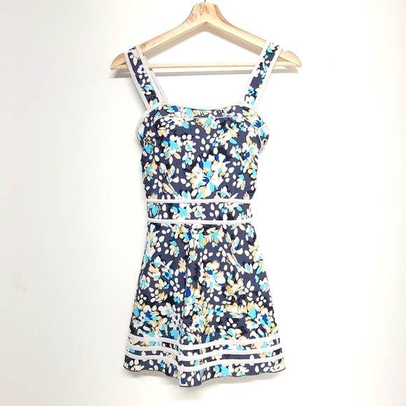 Shore Shapes Swimwear | Swim | Shore Shapes Floral White Square Neck ...